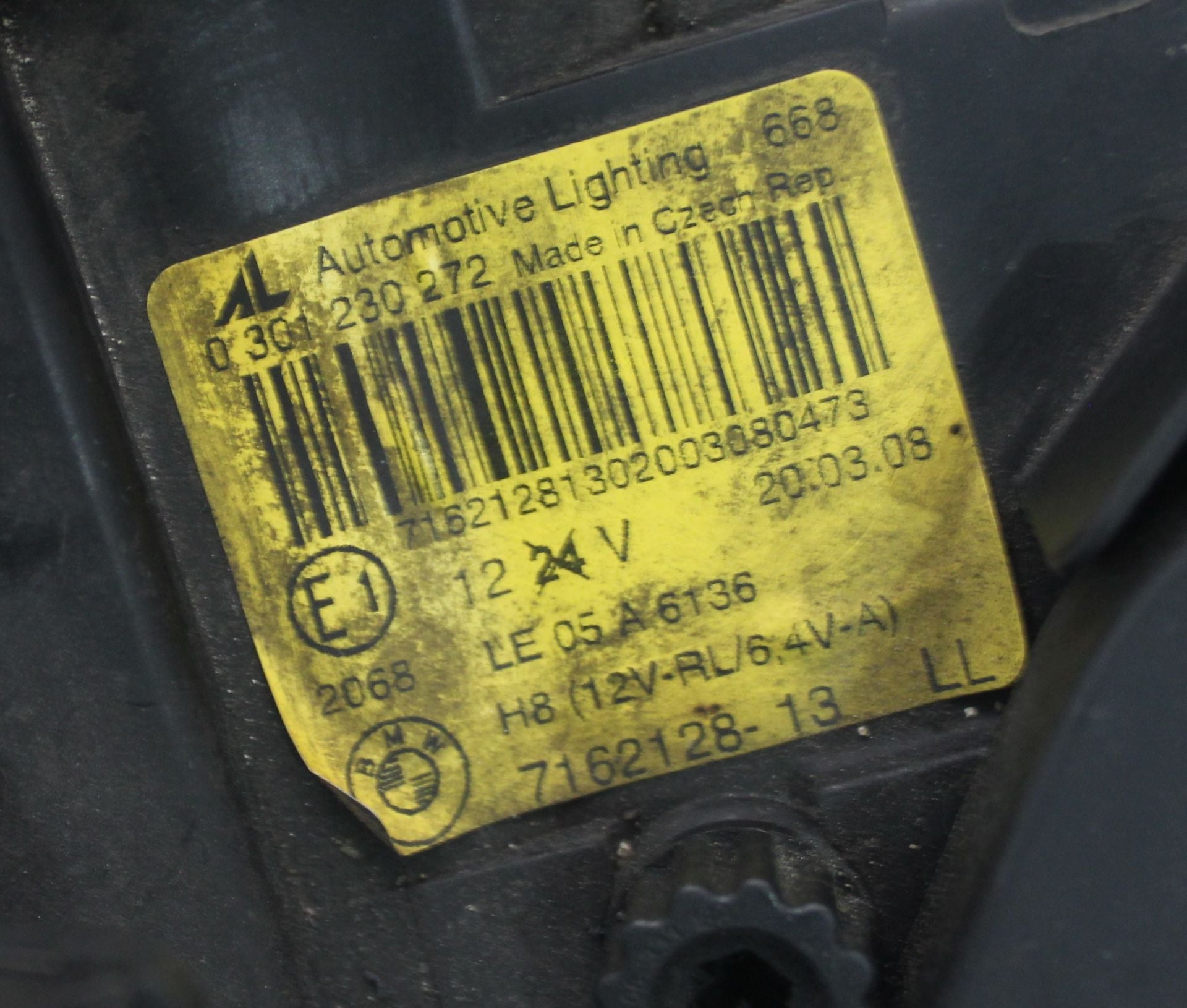 BMW 3 SERISI E92 E93 XENON SAG FAR 06-08 ORIJINAL CIKMA 0301230272